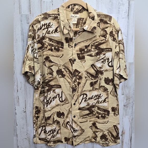 Panama Jack | Shirts | Vintage Panama Jack Button Down Shirt L 8s 90s ...